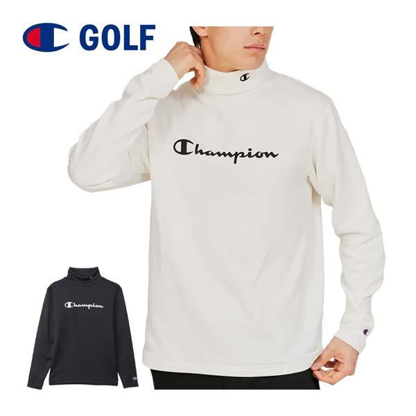 champion GOLF ゴルフ おすすめ オススメ ゴルフ用品 男性 メンズ WEAR ウエア ゴルフウエア アパレル 洋服 スポーツ トップス ハイネック ストレッチ 保温 微起毛 毛玉ができにくい 毛玉になりにくい シンプル 重ね着...