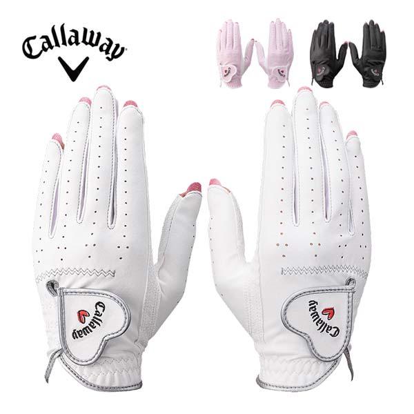 Callaway GOLF キャロウェイ ゴルフ おすすめ オススメ ゴルフ用品 ラウンド用品 ラウンドグッズ アクセサリー 小物 手袋 ゴルフグローブ 女性 ウィメンズ 両手 左右セット 右手 左手 指先カット ロングネイル ネイル 指出...