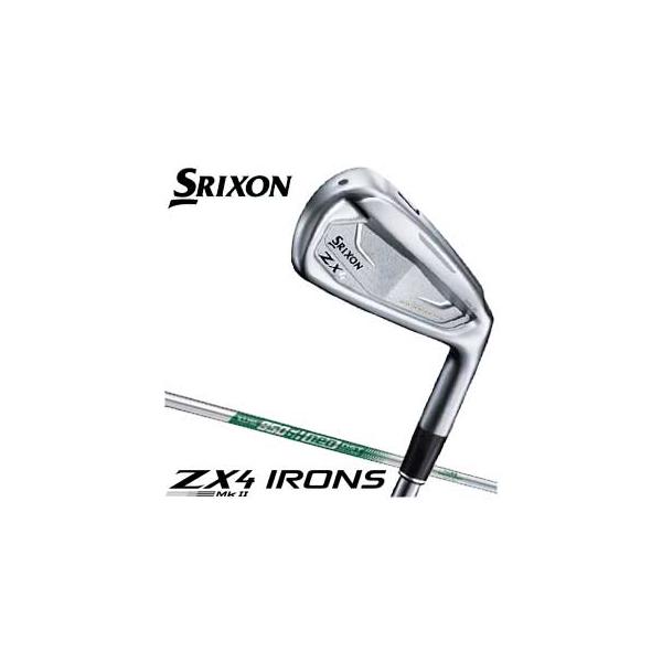 スリクソンらしいシャープな外観でシリーズ最大の飛距離性能と寛容性。スリクソン ZX4 マークツー マーク2 アイアン。SRIXON ZX4 MK II Mk2 Iron N.S.PRO 950GH neo D.S.T. NSPRO950 ネ...
