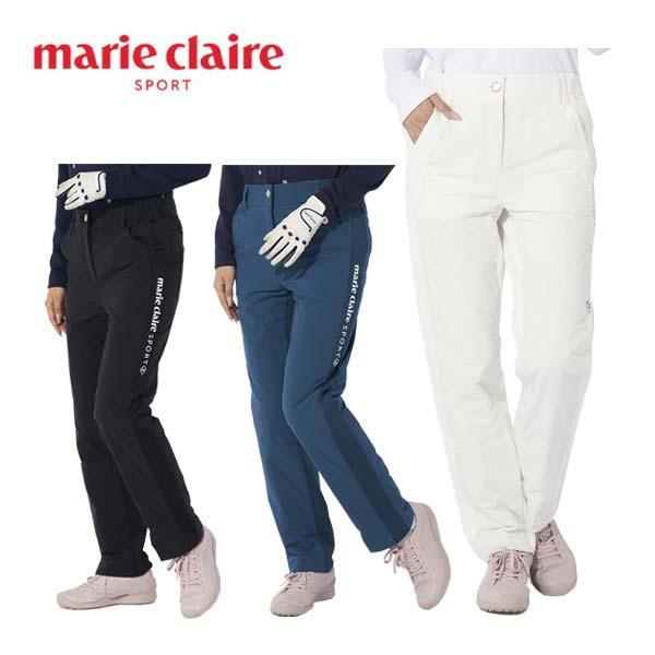 marie claire ゴルフ オススメ おすすめ アパレル ゴルフ用品 ウエア 洋服 女性 レディースウェア ウィメンズ ボトムス 長ズボン 暖か中綿 中わた ダンボールニット ハイブリットパンツ 動きやすい ストレッチ スポーティー ...