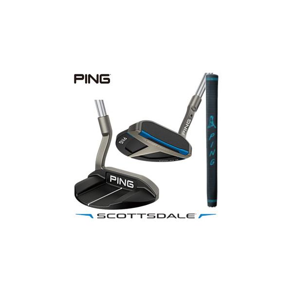 PING Scottsdale Putter ピン スコッツデール スコットデール パター オスロ3 OSLO3 PING PP58 BLK BLU BLACK BLUE MIDSIZE PP-58 ブラック ブルー ミッドサイズ 右用 左...