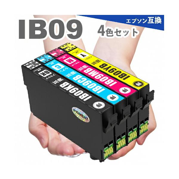 純正品番 IB09CL4B / IB09CL4Aに対応した大容量版の互換インクです。純正インクではございません。ブラックは顔料インクを使用していますので文字もくっきり見えやすく、ICチップが付いていますので、インクの残量表示にも対応して純正...