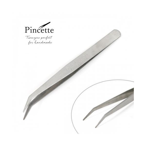 ツィーザーカーブタイプです。細かい作業をするときにおススメ！○数量：1個○サイズ：約9×125mm○カラー：シルバー（表記のサイズは目安です。実際の寸法は個々に若干異なる場合がございます。）※生産ロットにより同じカラーでも色味の違いがある場...