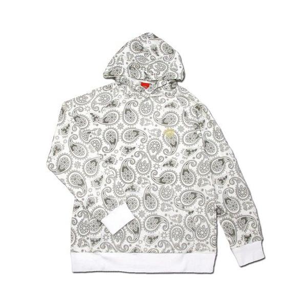 【発売日：2014年04月01日】総ペイズリー柄のヘンプ＋オーガニックコットンのカットソー生地を使用したカンガルーポケットポケット付きプルオーバー TEE フーディーです。胸には THC ワンポイントロゴ刺繍が入っています。