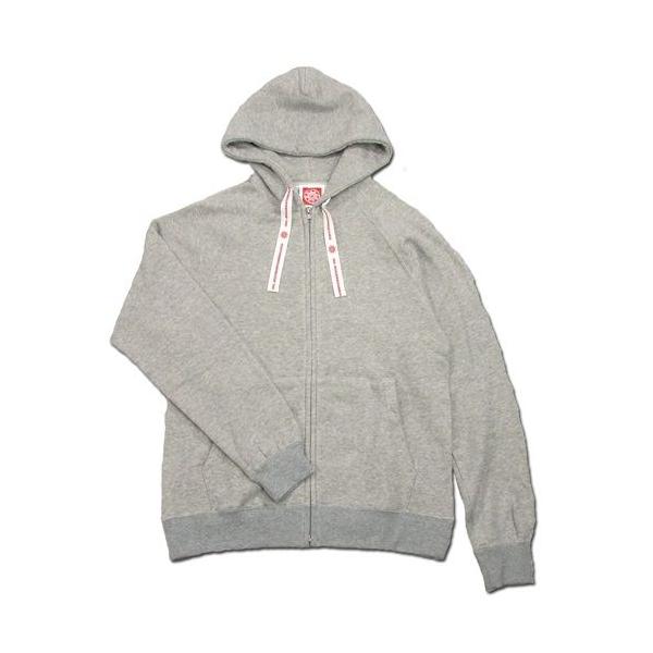 【発売日：2014年09月01日】中厚の裏パイル HEMP / COTTON スエット生地を使用したベーシックなデザインのジップアップパーカーです。袖口にはワンポイントでTHCロゴ刺繍ワッペン付き。