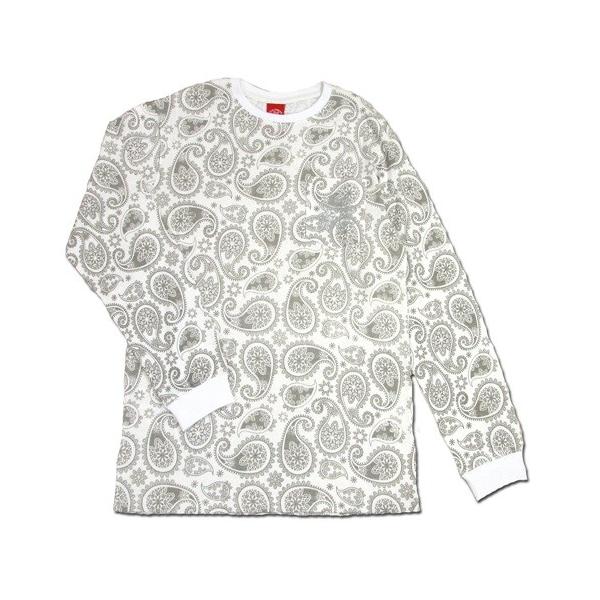 【発売日：2015年09月01日】ペイズリー柄が総柄プリントされたヘンプオーガニックコットン生地を使用した胸ポケット付きトリム ロングスリーブ T シャツです。胸ポケットにはTHCロゴのリフレクタープリントが入っています。