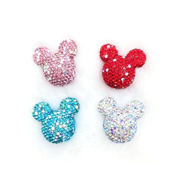 ■商品情報サイズ：丸部分直径 約17mm　　　　　：高さ：23mm　　　　　：横：25mm　　　　　：穴：2mm程度カラー：画像をご参考下さい素材：プラスチック、ガラス数量：1個