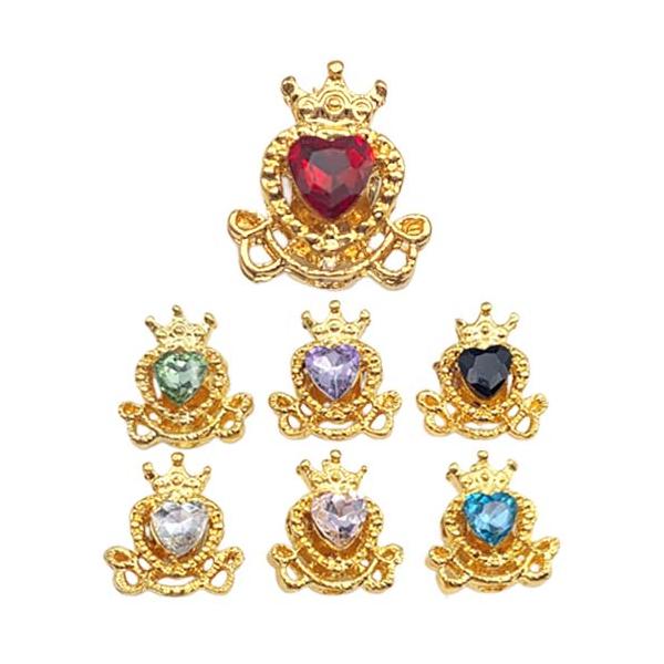 ■商品内容カラー：画像をご参考ください。素　材：金属、ガラス※軽度の色ムラがある場合がございます。数　量：2個サイズ(縦×横×厚み)：約15×15×9mm程度※汚れ、細かなキズ、ストーンズレ、バリ等含まれます。