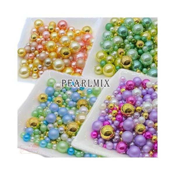 ■商品情報サイズ：2mm〜8mmのミックスカラー：画像をご参考下さい素材：プラスチック数量：10ｇ