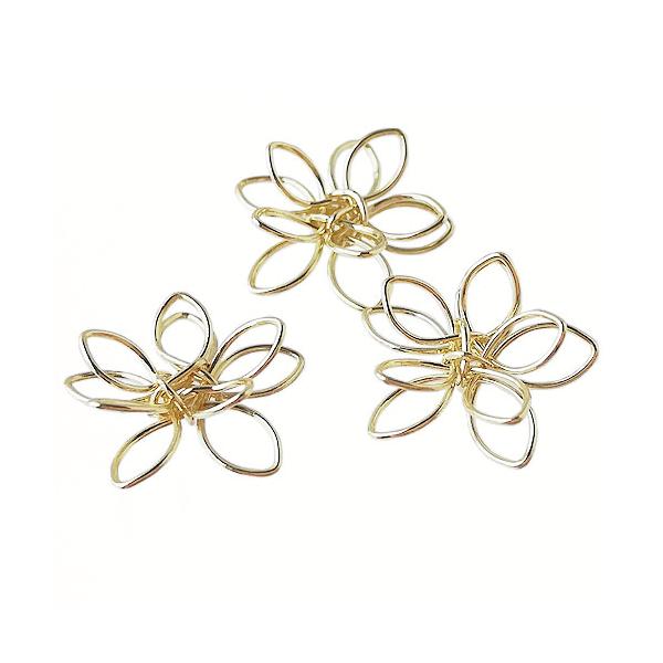 ■商品説明サイズ（直径×厚み）：約11×4mm程度※一つ一つ手作りのため、大きさやかたちには個体差がございます。カラー：ゴールドメッキ素　材：金属数　量：10個※バリ、欠け、不純物の混入などがある状態や、傷などがある状態の商品が含まれる場合...