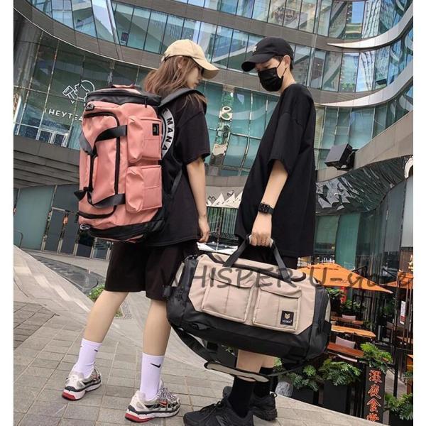 バッグ、旅行バッグ、旅行カバン、キャリーオンバッグにもなるおしゃれで便利なバッグ軽量で軽いので旅行以外にも、やフィットネス、ジム、スポーツバッグとしても大活躍ナイロン素材で、防水効果1泊?2泊3日の修学旅行や卒業旅行などにおすすめな旅行かば...