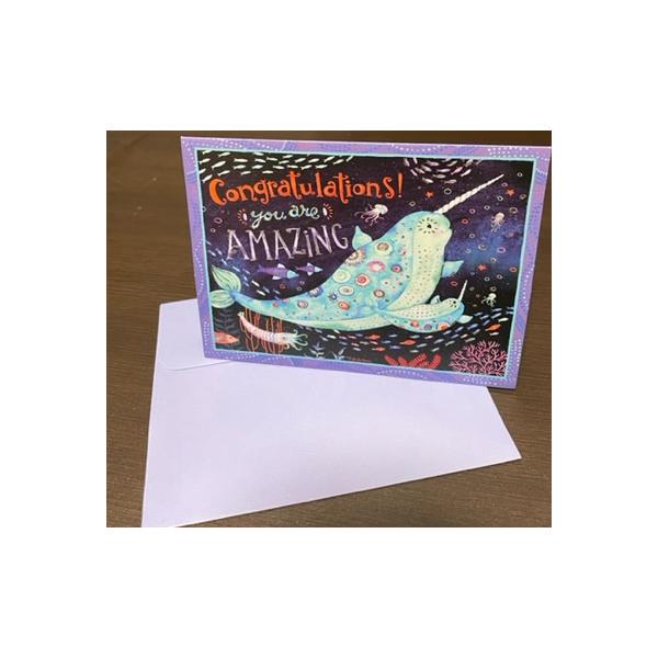 アメリカから直輸入　ラング社 英語　メッセージ/ グリーティングカード 　おめでとうカード＋封筒　セットシンプル・インスピレーションSimple Inspirations  Congratulations Card Debi Hron●De...