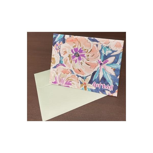 アメリカから直輸入　ラング社 英語　メッセージ/ グリーティングカード 　お見舞いカード＋封筒　セットワイルド・アト・ハートWild at Heart Get Well Card　　Barbra Ignatiev●Barbra Ignati...