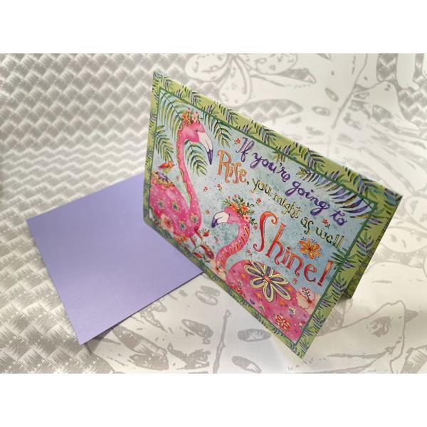 アメリカから直輸入　ラング社 メッセージ/ グリーティングカード 　＋封筒　セットシンプル・インスピレーションSimple Inspirations Note Card Debi Hron●Debi Hronのアート●好きなメッセージが書け...