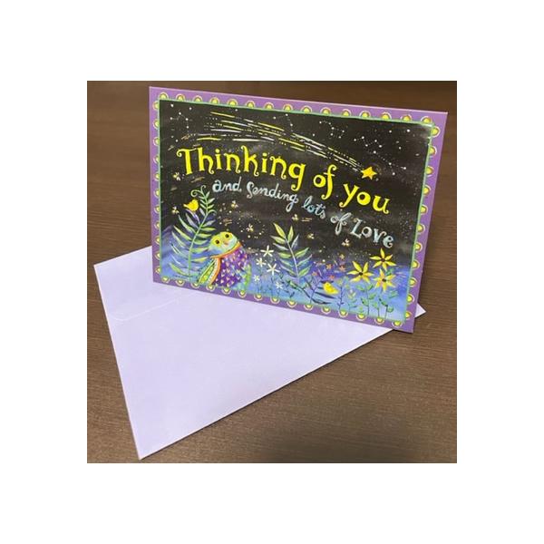 アメリカから直輸入　ラング社 英語 メッセージ/ グリーティングカード 　あなたのこと思っています＋封筒　セットシンプル・インスピレーションSimple Inspirations  Note Card Debi Hron●Debi Hron...