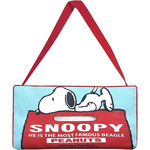 【素材】（本体）W245×D65×H125mm大人気キャラクター「スヌーピー」より、とっても可愛いティッシュケースが登場！！車に吊り下げれる仕様になっています♪メーカー：明邦ＪＡＮ：4956019132798【配送方法：ネコポスについて】・...