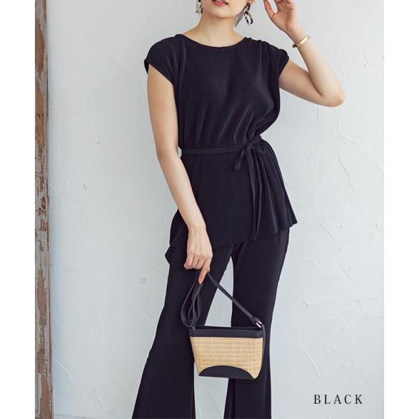 トップス レディース 半袖 プリーツ カットソー チュニック トップス レディース 半袖 プリーツ カットソー チュニック