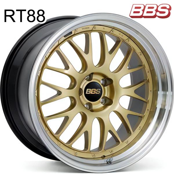 アルミホイール新品 1本BBS RT88【RT88-031】MSGL-BKBD(モータースポーツゴールド×ブラックブライトダイヤカット)▼参考適合車種▼VOLVO※チューナーサイズ：道路運送車両法の定める保安基準の順守及び不正改造の禁止等の...