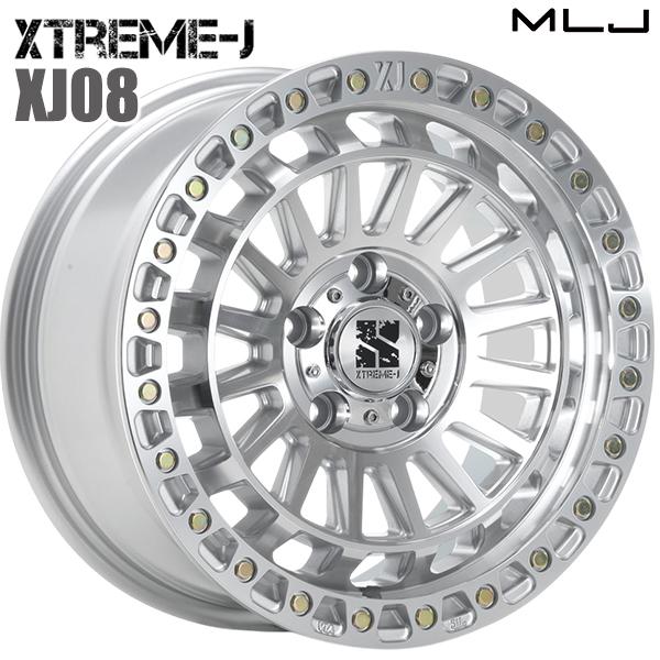 アルミホイール新品 1本MLJ XTREME-J XJ08▼参考適合車種▼デリカD5RAV4(アグレッシブサイズ)■適合車種につきましては道路運送車両法の保安基準に適合する事を保証するものではありません。 　車種やタイヤサイズ各個体差などに...