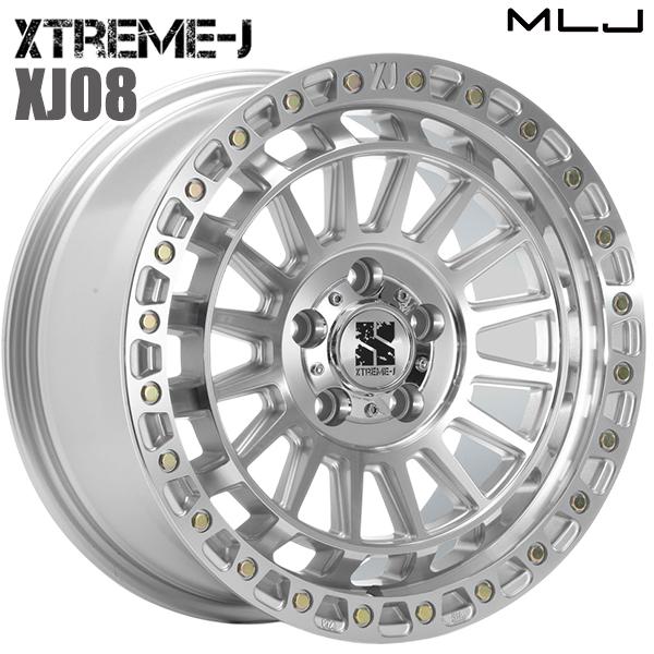 アルミホイール新品 1本MLJ XTREME-J XJ08▼参考適合車種▼JK/JLラングラ―JTグラディエーター 【純正22HEXナット対応】■適合車種につきましては道路運送車両法の保安基準に適合する事を保証するものではありません。 　車...