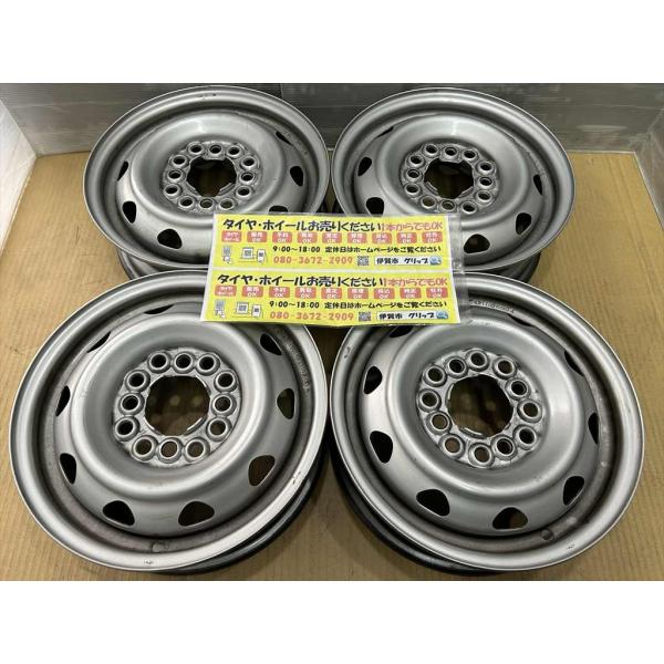 BRIDGESTONE　JECT　スチールホイール　12　4j　+40　シルバー　系　4穴　100110 114.3