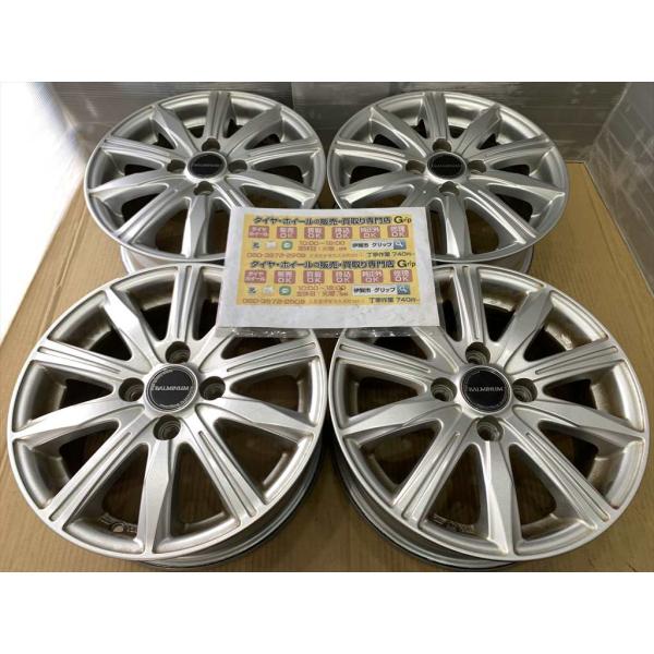 BRIDGESTONE　BALMINUM　アルミホイール　14  5.5j　+45　シルバー　4穴 100