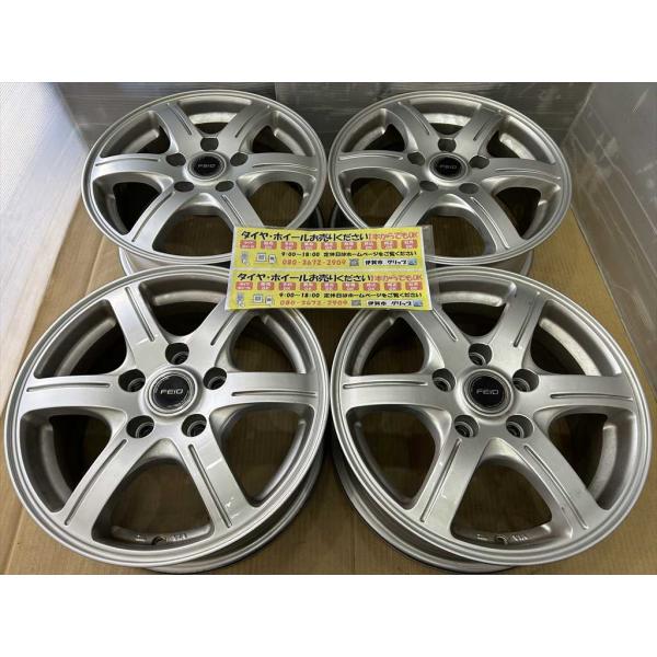 BRIDGESTONE　FEID　アルミホイール　15　6j　+45　シルバー　系　5穴　114.3