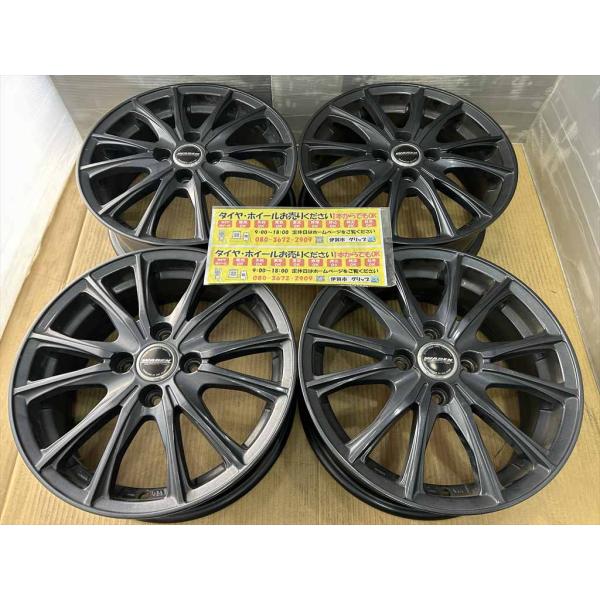 HOTSTUFF　WAREN　アルミホイール　15　5.5j　+45　ガンメタ　系　4穴　100