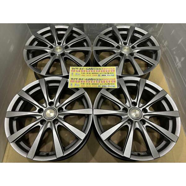 YOKOHAMA　GRASS　アルミホイール　17　7j　+38　ガンメタ　系　5穴 114.3