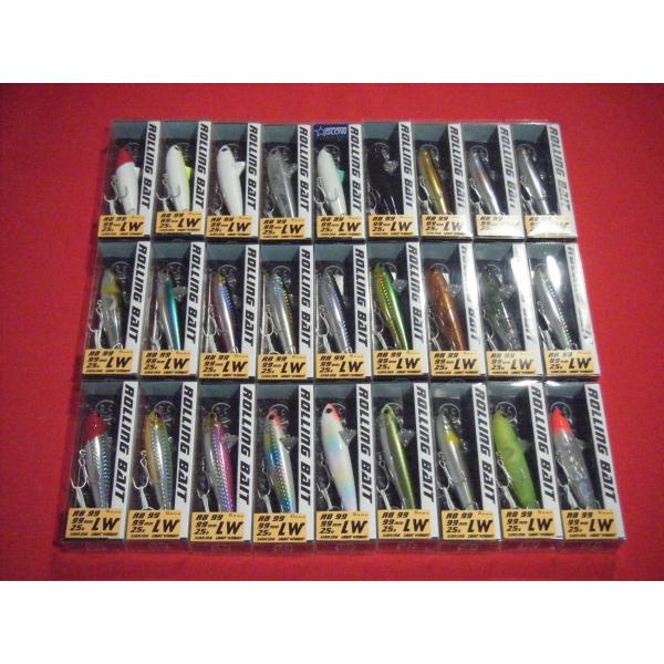 ローリングベイト99mm ライトウェイトType:　 Slow sinkingLength: 99mmWeight: 25gHook:　 ST46 #4Ring:　 #3RB77SSS, RB88SSSの定番生産終了に合わせ、新たにライトウ...