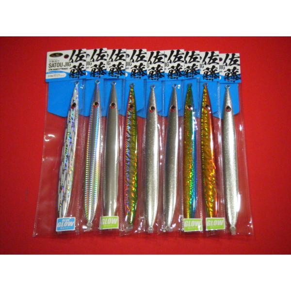 圧倒的な操作性がこだわりの高集魚ジグ。渋くても釣果を絞り出せる、佐藤の切り札。カラーST04　ゴールドグリーンST05　サーベルシルバーST08　アカキンST11G　ブルーグローベイトボールST12　ホログラムシルバーST13　ブルーピンク...