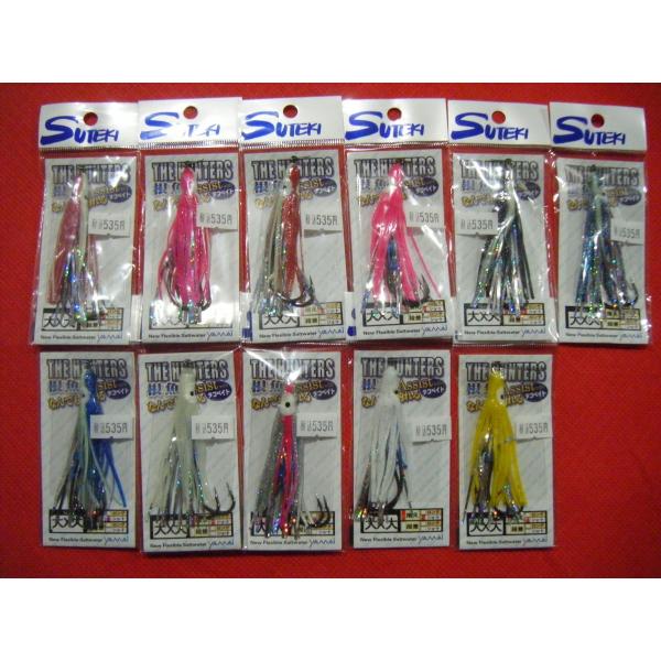 タコベイトとヤマイオリジナルスカートが魚を魅了。ストレスなく自然に掛ける理想のフォルムと抜群の貫通力が特徴。あらゆる場面で活躍してくれます。フロントにつけるのもGood、テイルにつけるのもGood。カラーHP-1 ピンクx銀ラメx夜光ライン...