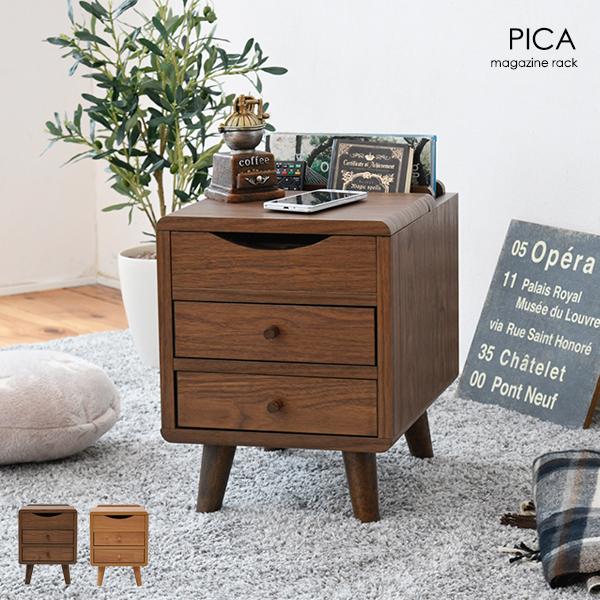 ■本体サイズ [外寸]幅30×奥行41×高さ41cm■材質本体：プリント紙化粧繊維板脚：天然木■組立時間(目安)(大人2人) お客様組立(60分)■商品説明 収納するものから設計されたデザインだから、コンパクトでも機能的。薄型の引き出し2段...