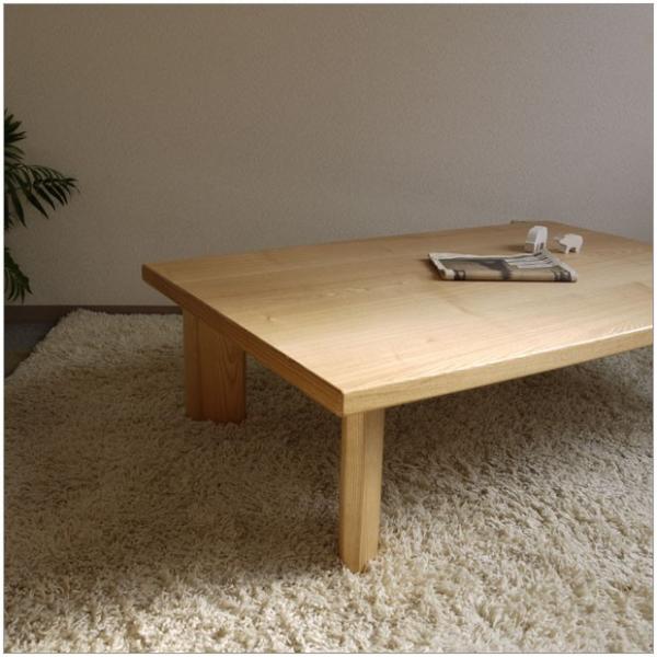 【 商品の大きさ / SIZE 】幅 120 , 奥行 80 , 高さ 33.7 cm【 使われている素材 / MATERIAL 】天板：タモ突板脚部：タモ無垢材硬質ウレタンハード塗装すり仕上げ（つや消し仕上げで、薄く塗装し木目の質感（凹凸...