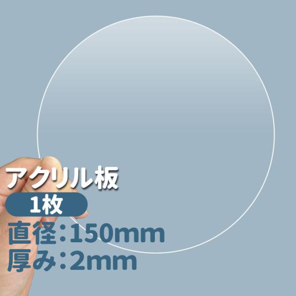 <サイズ>厚み　2ｍｍ直径　15cm[備考]ハンドメイドフィギュア台　蓋　テラリウム　アクリルプレート　ハンドメイド　ネームプレートなど※火のそばでの使用はご遠慮下さい。オーダーカットをご希望の先は※受注生産品です。約１週間後の...