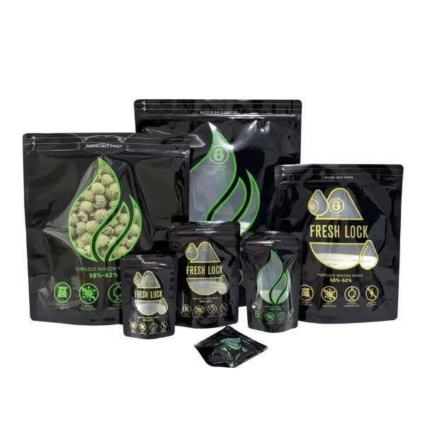 ドライハーブを保管する際にバッグ内の相対湿度を58%〜62%に保ち、ハーブの色、粘稠度、香り、風味を維持・向上させ、従来の一般的なジップバッグと比較して最大36％のテルペンを維持します● キュアリングに最適 Terplocテクノロジー【湿度...