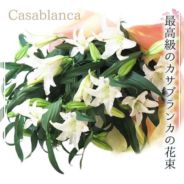 誕生日 花 ギフト カサブランカの花束 カサブランカ オリエンタル お届け日指定 フラワーギフト ユリ ゆり 百合 花束 カサブランカ 25輪 豪華 プレゼント ギフト 花 生花 お祝い 誕生日 記念日 長寿祝い 古希 送別会  日時指定 ...