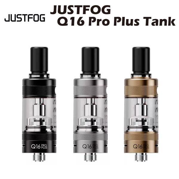 JUSTFOG Q16 Pro Plus TankJUSTFOG Q16 Pro Plus Kitをはじめ、eGo 510接続のバッテリーやMODで使用頂けます。シャッター付のリキッド注入口とサイドフィルで漏れを防ぎ利便性を向上しています。...