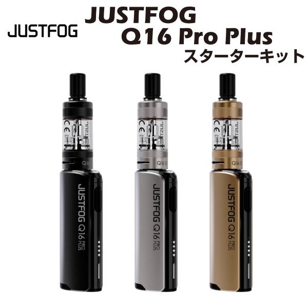 Justfog Q16シリーズの最新モデル。幅21.5mmのスリムなボックスMODと高抵抗コイルでMTLに最適なQ16 Pro Plusタンクがセットになったスターターキットです。旧モデルに比べてタンク容量・バッテリー容量がそれぞれ3ml・...