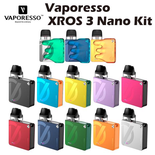 Vaporessoの定番ポッド型キットXROS(クロス)の最新バージョンです。小型の筐体にPOD型としては大容量1000mAhバッテリーを搭載し、丸一日以上の運用が可能です。AXONチップが提供するパルスモードにより、最初のパフから最後まで...