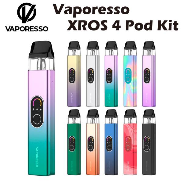 Vaporessoの定番ポッド型キットXROS(クロス)の最新バージョンです。小型の筐体にPOD型としては大容量1000mAhバッテリーを搭載し、丸一日以上の運用が可能です。AXONチップが提供するパルスモードにより、最初のパフから最後まで...