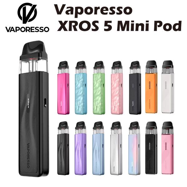 Vaporessoの定番ポッド型キットXROS Mini (クロス ミニ)の最新バージョンです。前モデルと比べて大幅に拡大された1500mAhバッテリーを搭載し、長時間の外出でも安心です。また、Type-C 2A急速充電に対応しています。進...