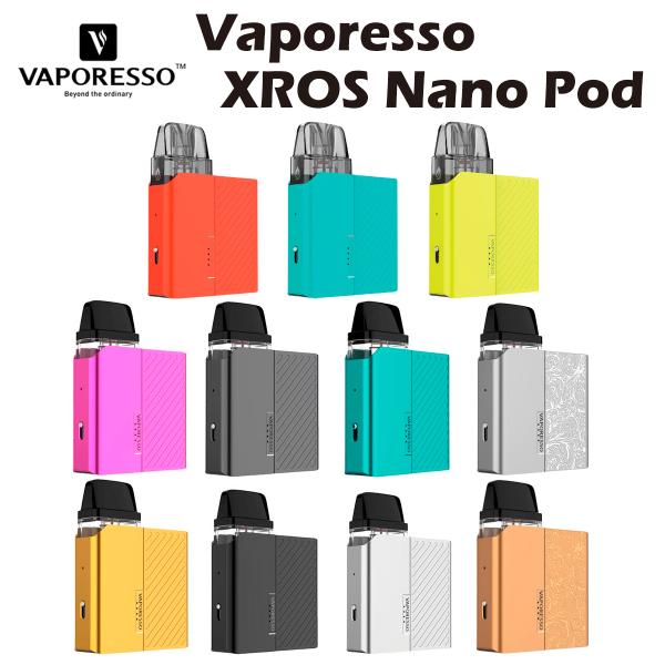 Vaporessoの定番ポッド型キットXROS(クロス)のコンパクトバージョンです。旧機種となりますが、AXONチップ搭載・最新のXROSカートリッジとの互換性で使用する分には必要十分な性能となっています。大容量1000mAhバッテリーを搭...