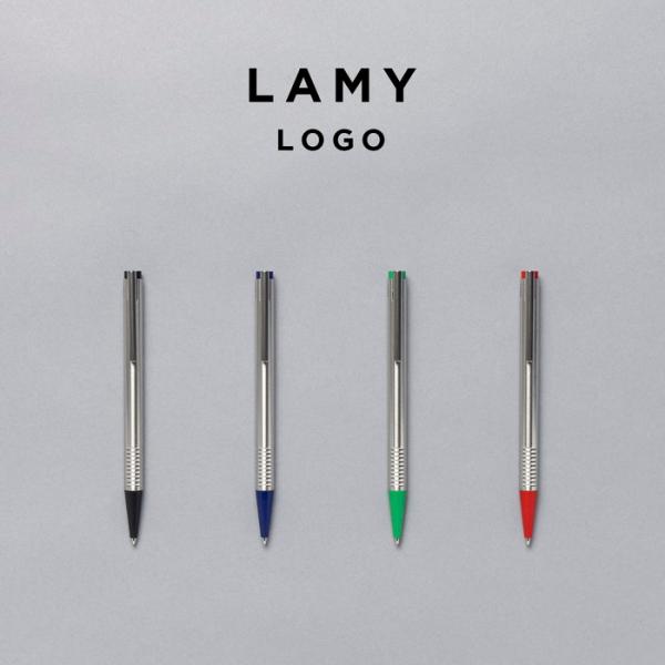 数多くのラミーのデザイン実績を持つウルフギャング・ファビアンによるデザインの「LAMY logo stainless」。円筒型ボディと天冠から続くクリップが無駄の無いデザインです。光沢のあるステンレスボディにマットカラーのパーツの組み合わせ...