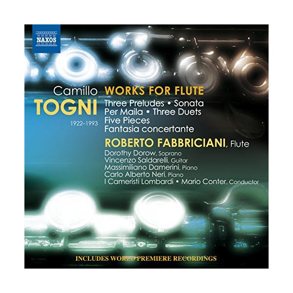 （中古品）Togni: Works For Flute商品写真はサンプル写真となっております。写真の商品が届くわけでは御座いません。用途機能として最低限の付属品はお送りいたしますが取扱説明書、リモコン等含まれていない場合もございます。＊写真...