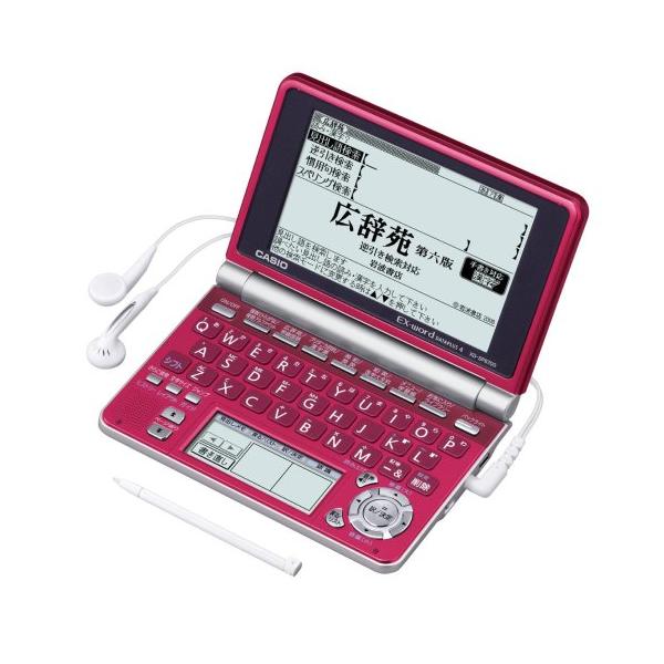 （中古品）CASIO Ex-word 電子辞書 XD-SP6700RD 100コンテンツ多辞書 ネイティブ+7ヶ国TTS音声対応 メインパネル+手書き商品写真はサンプル写真となっております。写真の商品が届くわけでは御座いません。用途機能とし...