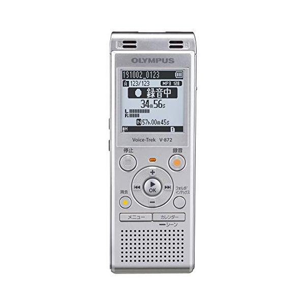 （中古品）OM SYSTEM/オリンパス オリンパス OLYMPUS ステレオICレコーダー microsd Voice Trek V-872 シルバ商品写真はサンプル写真となっております。写真の商品が届くわけでは御座いません。用途機能とし...