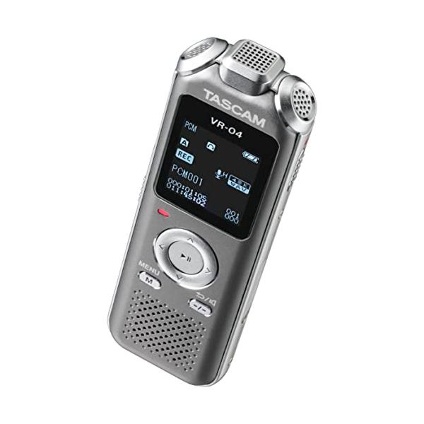 （中古品）TASCAM タスカム ワイドFMチューナー搭載 ボイスレコーダー VR-04 グレー商品写真はサンプル写真となっております。写真の商品が届くわけでは御座いません。用途機能として最低限の付属品はお送りいたしますが取扱説明書、リモコ...