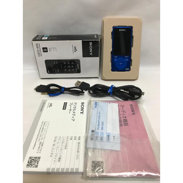 （中古品）SONY ウォークマン Eシリーズ 4GB ブルー NW-E083/L商品写真はサンプル写真となっております。写真の商品が届くわけでは御座いません。※通常の中古品のほか、メーカーにて動作点検・調整された「整備済み品」でお届けする場...