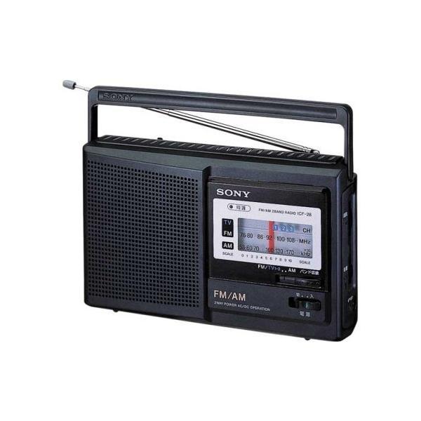 （中古品）SONY ICF-28 FMラジオ (ブラック)商品写真はサンプル写真となっております。写真の商品が届くわけでは御座いません。用途機能として最低限の付属品はお送りいたしますが取扱説明書、リモコン等含まれていない場合もございます。＊...